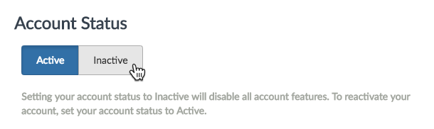 Changing Your Account Status to "Inactive" – Frontline K12JobSpot